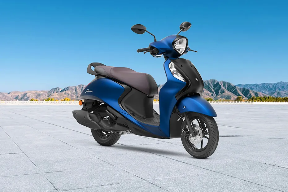 Yamaha Fascino 125 Hybrid Disc Brake Dark Matt Blue - Price, Images ...